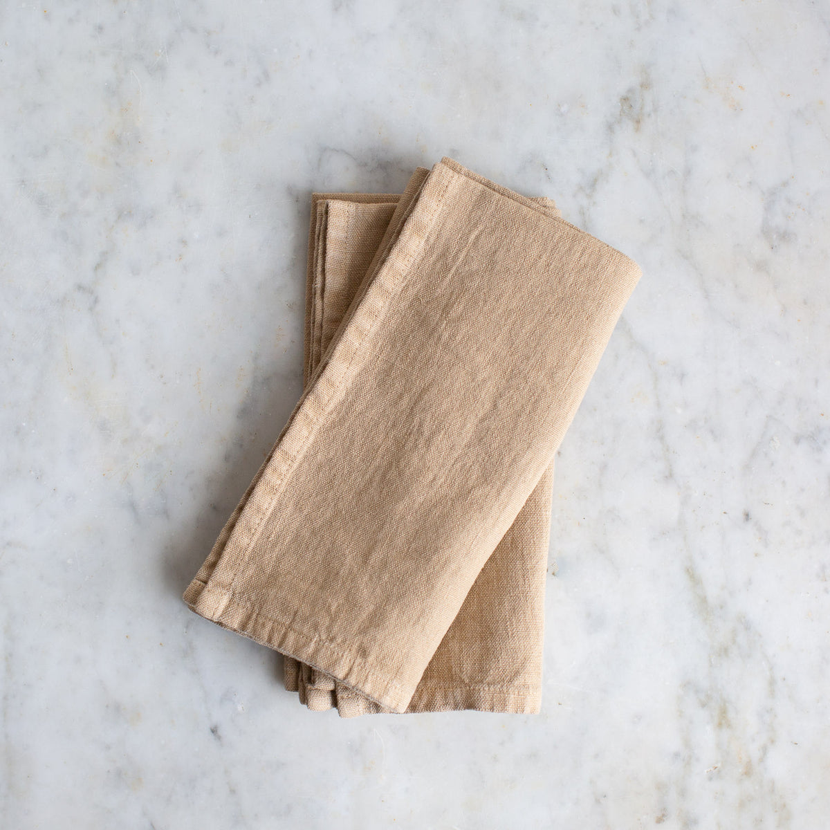 HANDMADE HEAVY LINEN NAPKIN SET IN Hay – Ellei Home