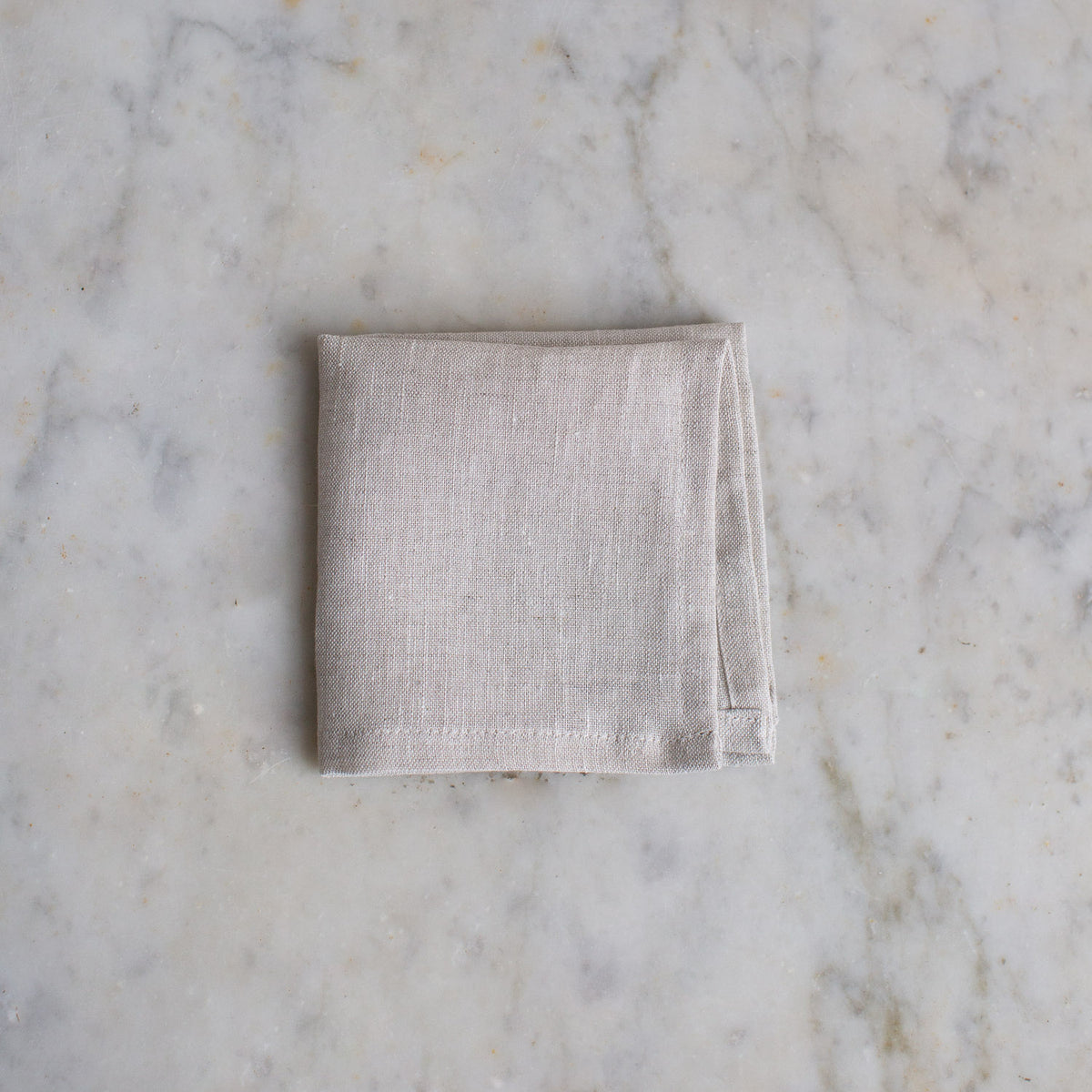 Handmade Linen Cocktail Napkins Natural Set of 4 – Ellei Home