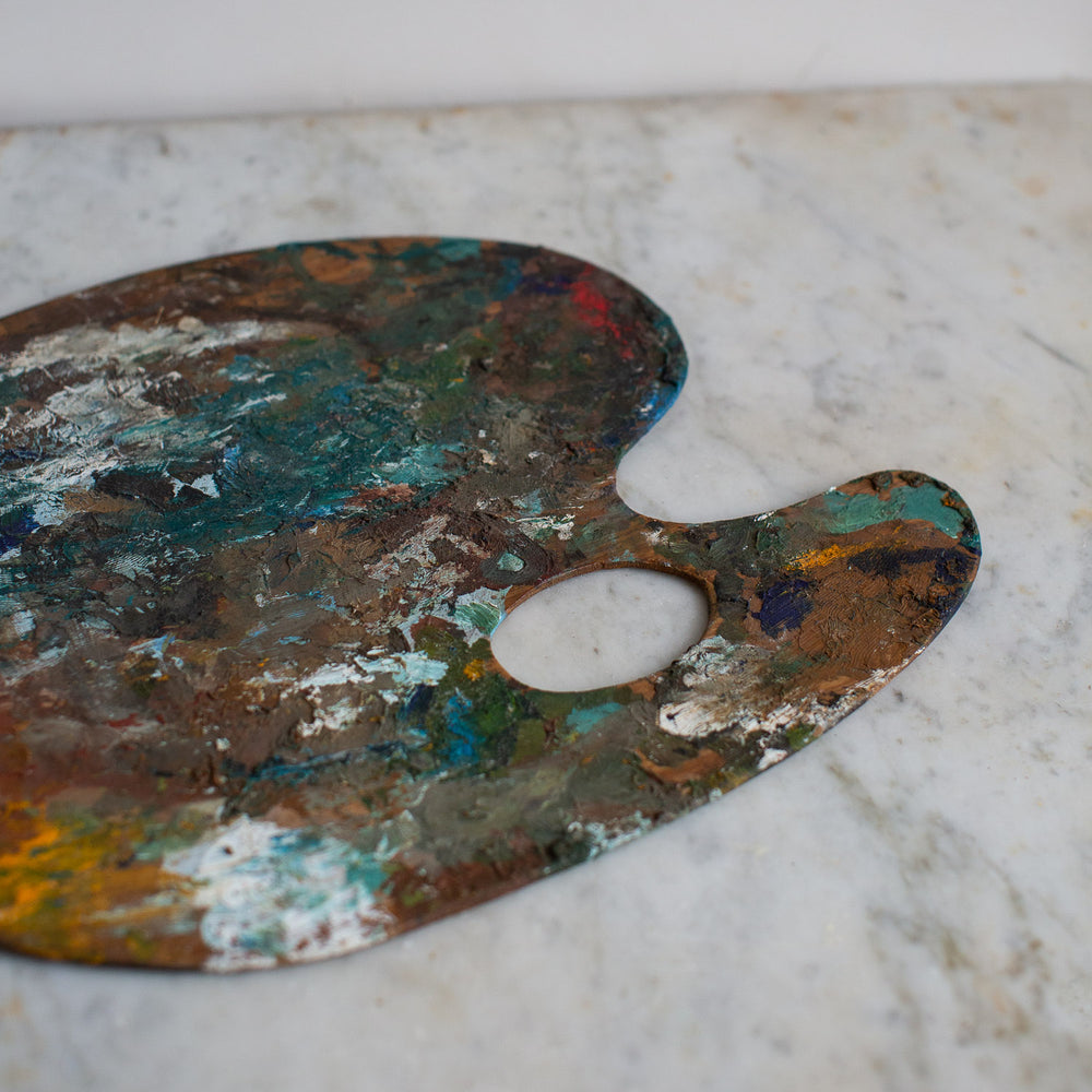 Vintage Wooden Artist's Palettes – Ellei Home