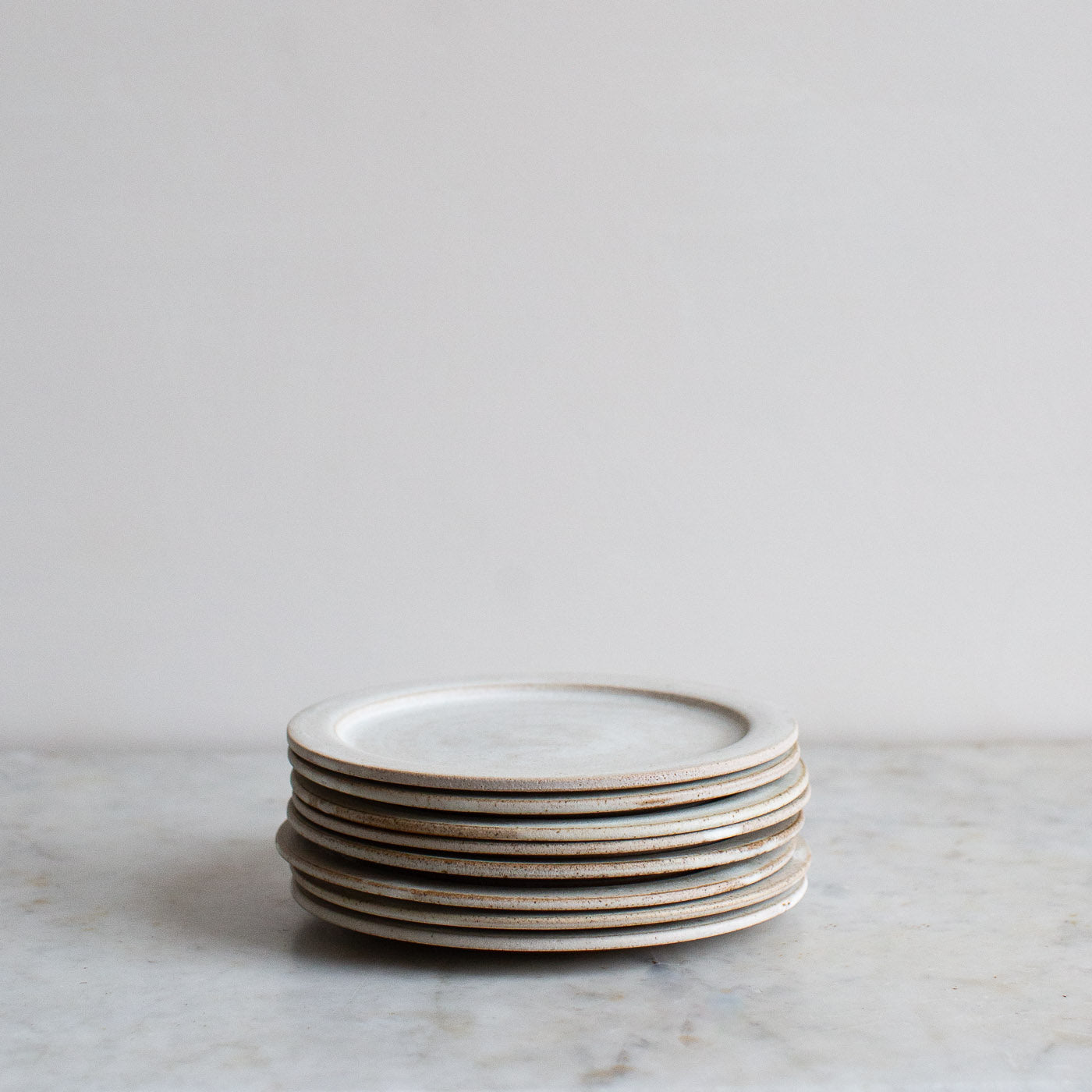 HANDMADE SPECKLED MATT GLAZED STONEWARE SIDE PLATE – Ellei Home