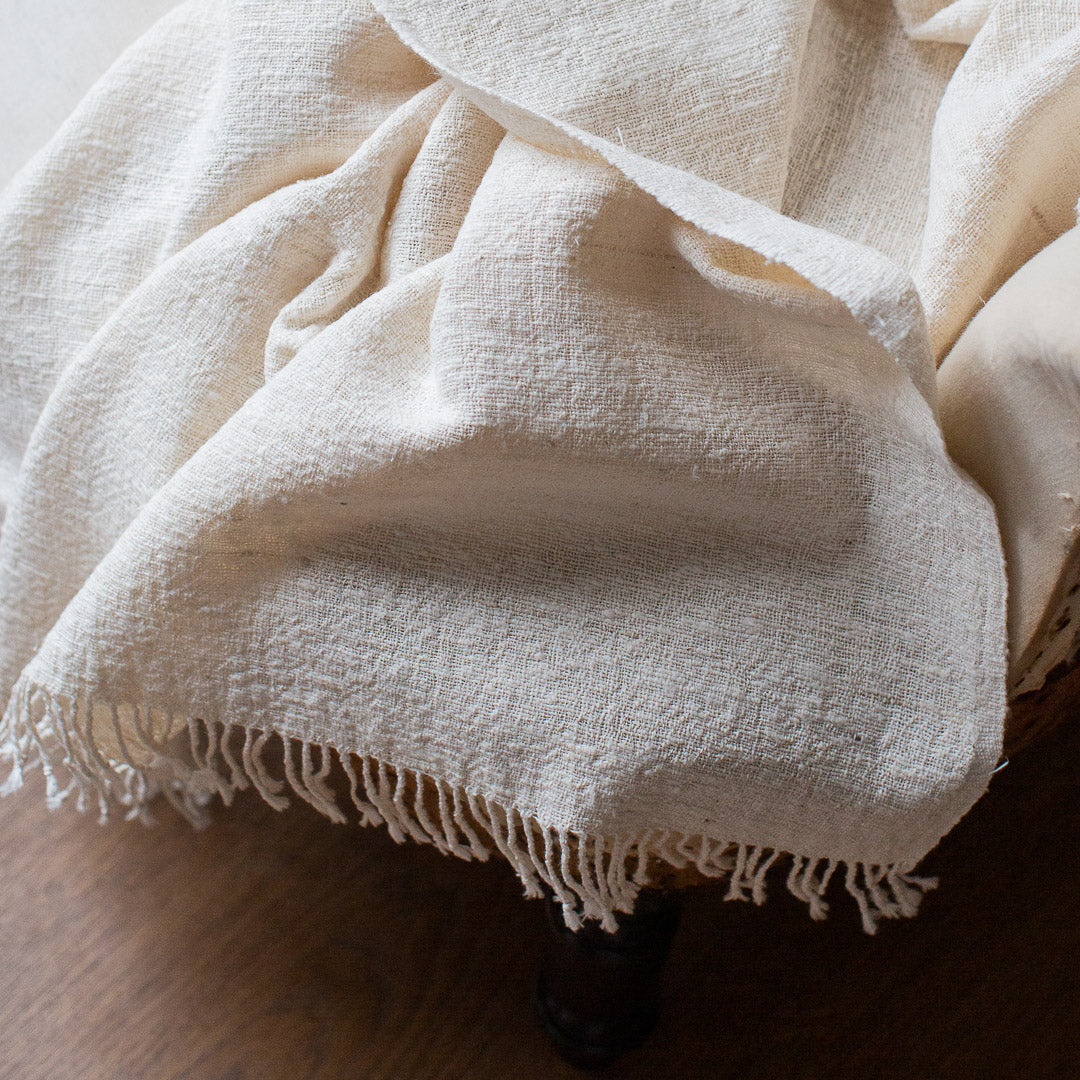 HANDSPUN ERI SILK THROW – Ellei Home
